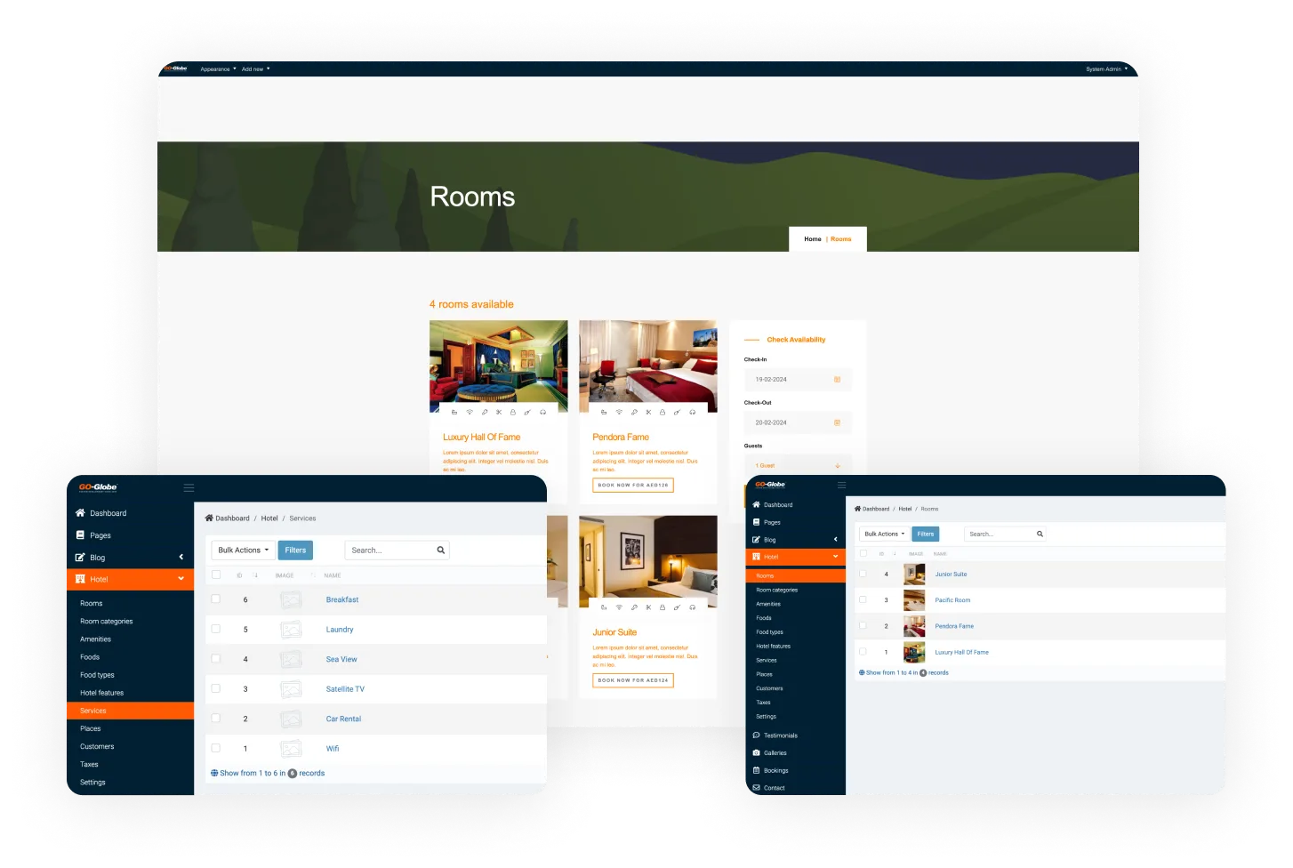 Hotel Management System | Property, Room, Booking Management System