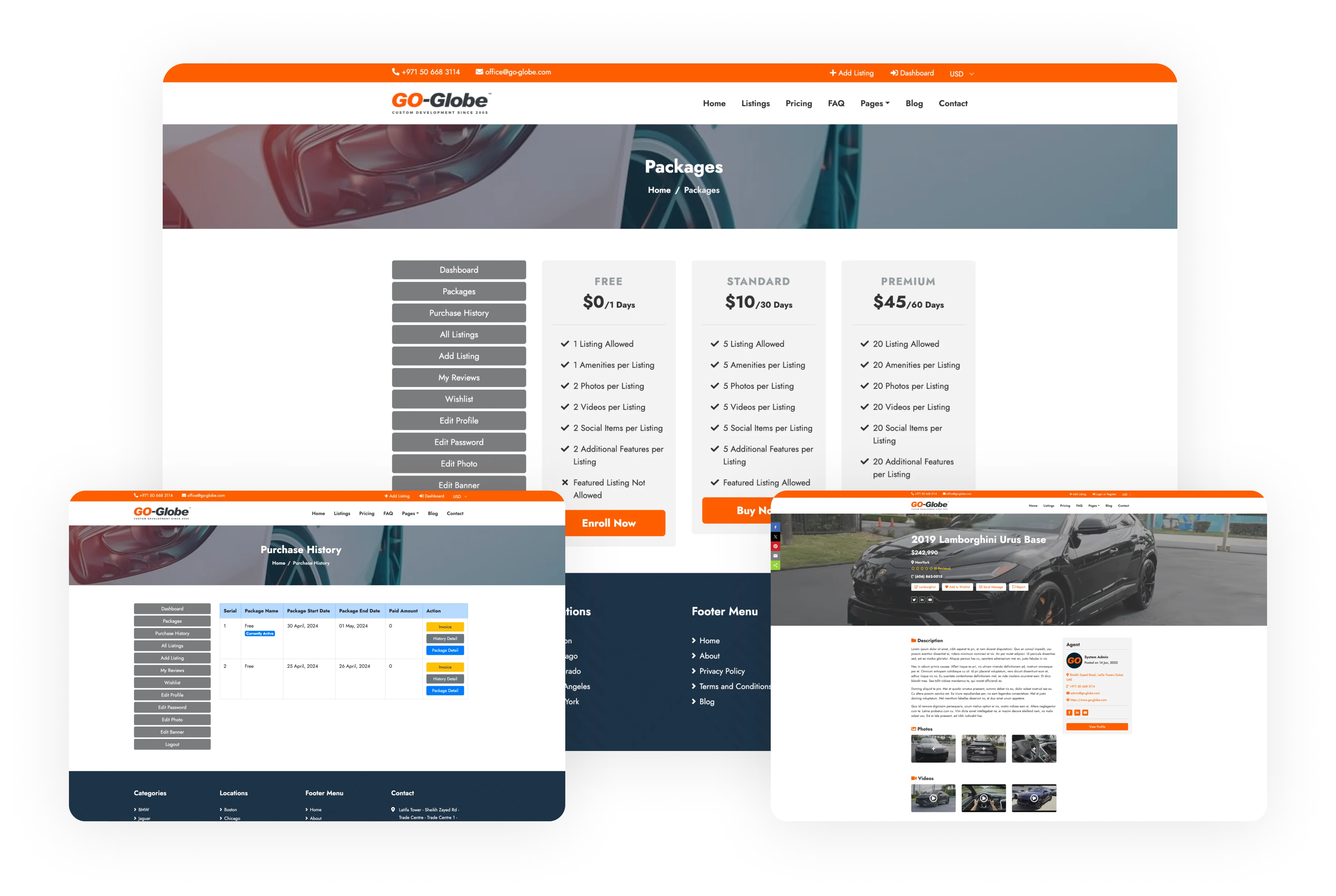 Best Car Listing Portal | Car Purchase & Packages | GO-Globe