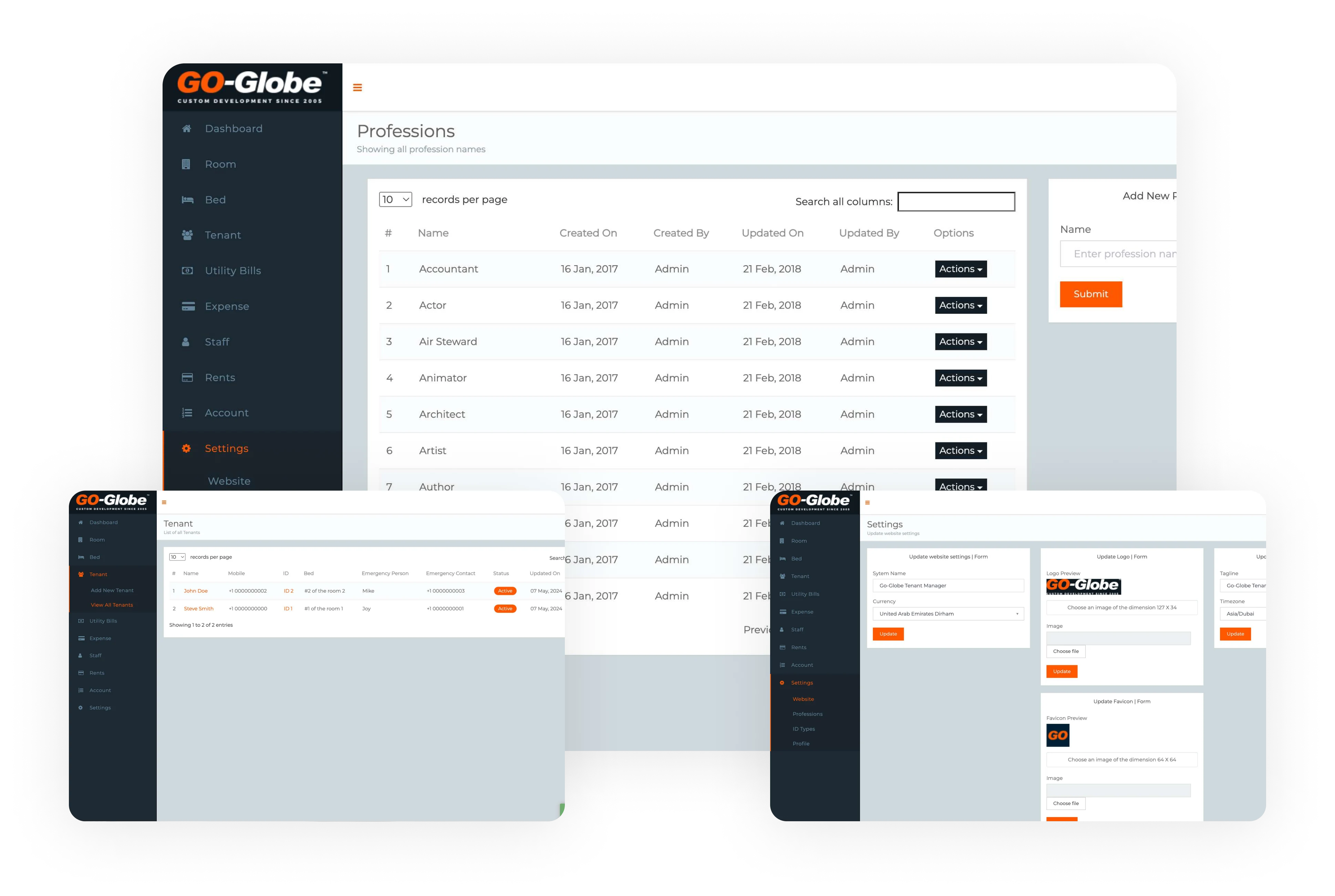 Get Best Tenant Management Software Solution | Go-Globe