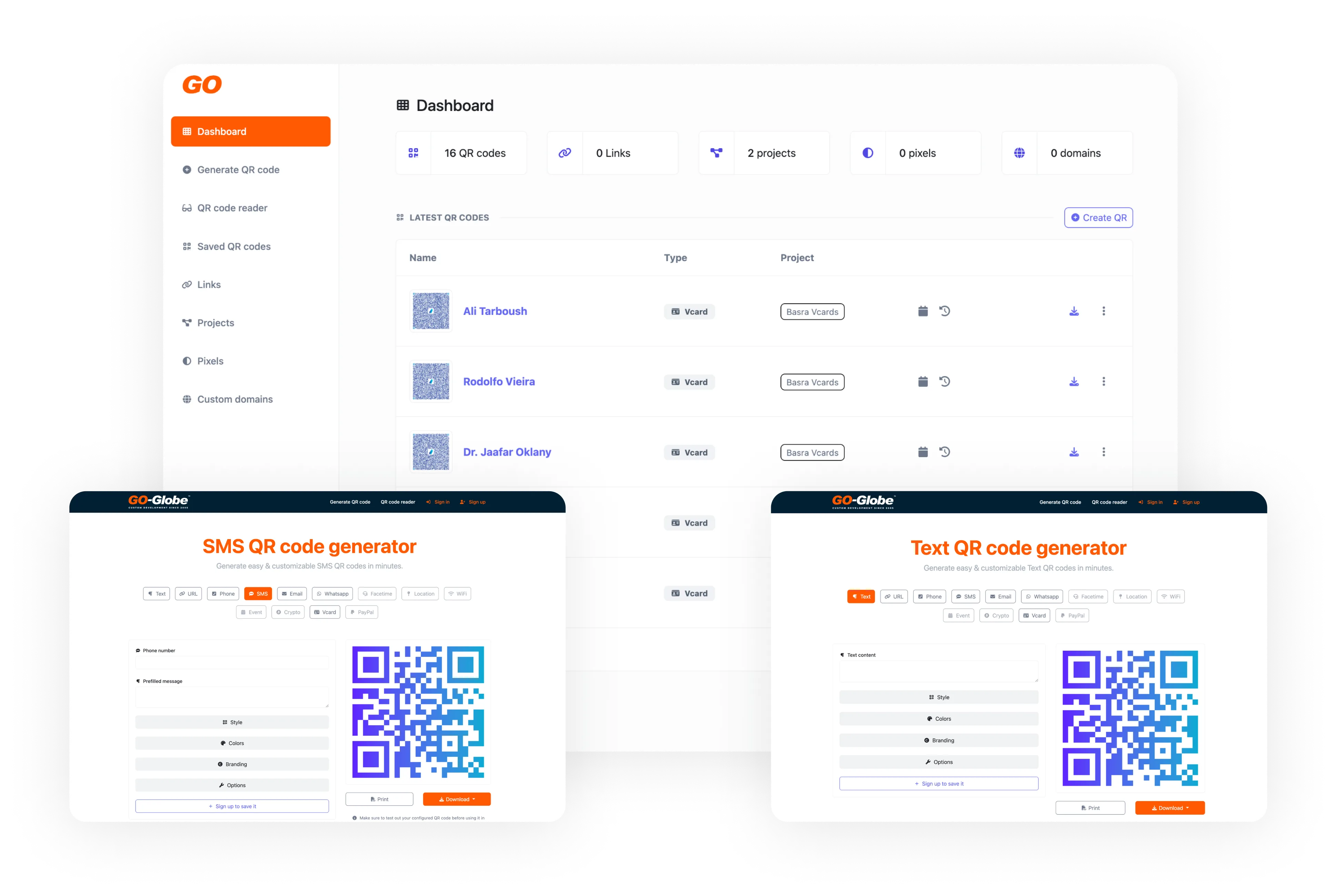 QR Code Generator | GO-Globe